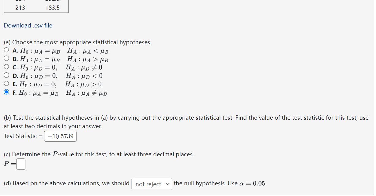 Solved A student project involved collecting data to see if | Chegg.com