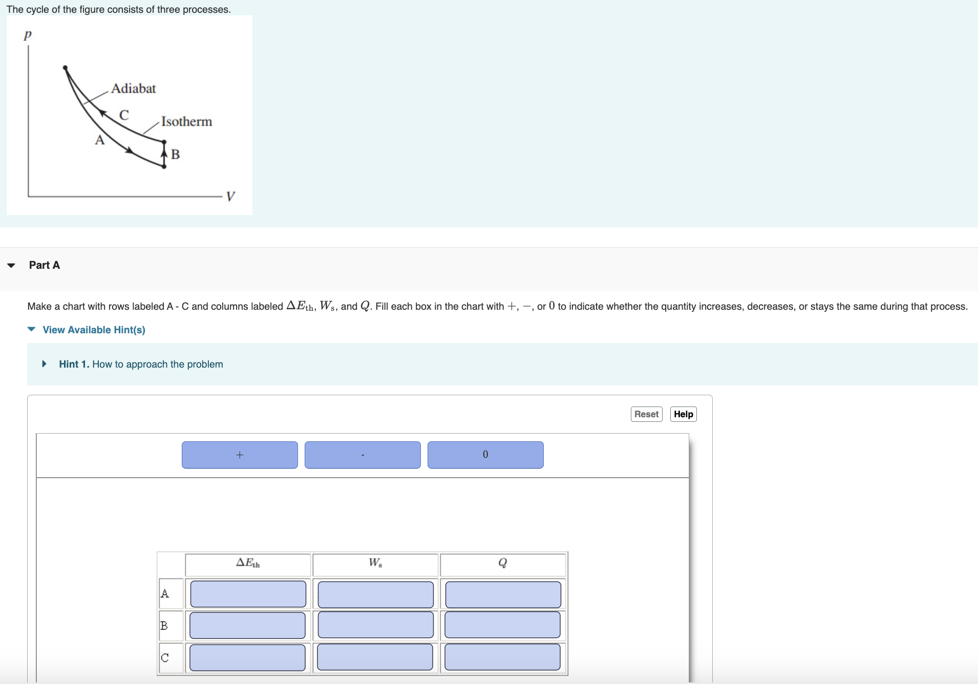 Solved The cycle of the figure consists of three | Chegg.com