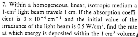 Solved 7. Within a homogeneous, linear, isotropic medium a | Chegg.com