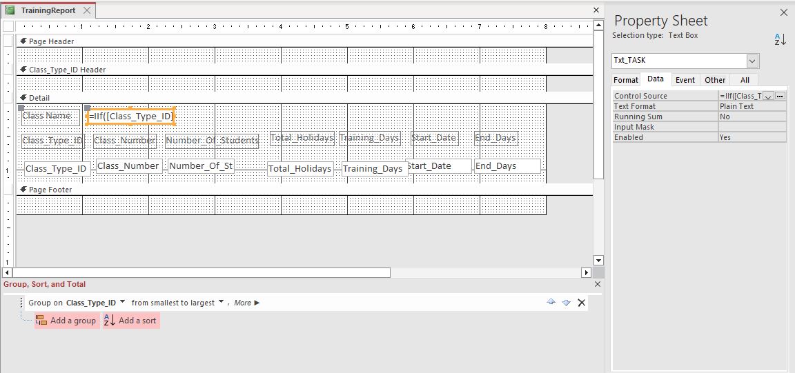 Solved Microsoft Access 2016 report writerWhen I run the | Chegg.com