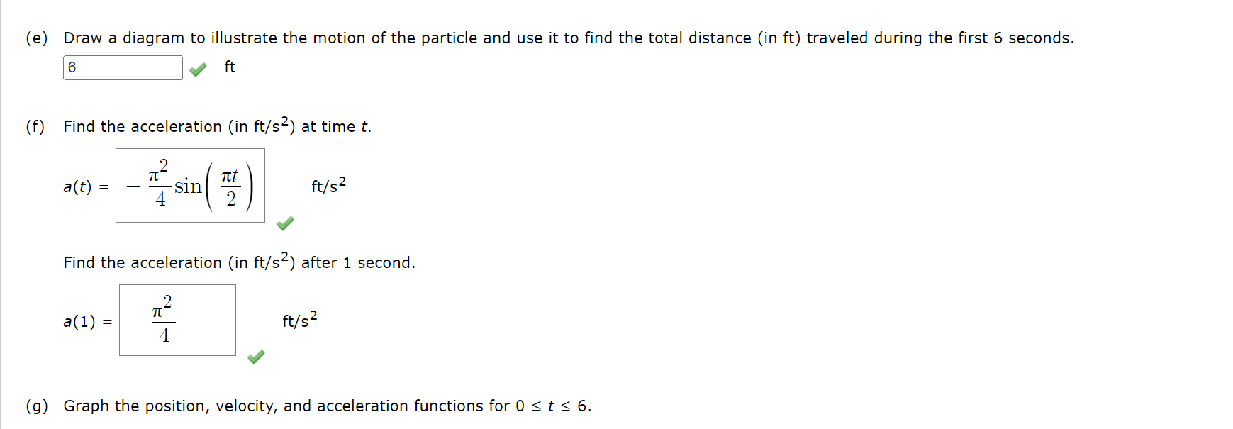 Solved A graphing calculator is recommended. A particle | Chegg.com