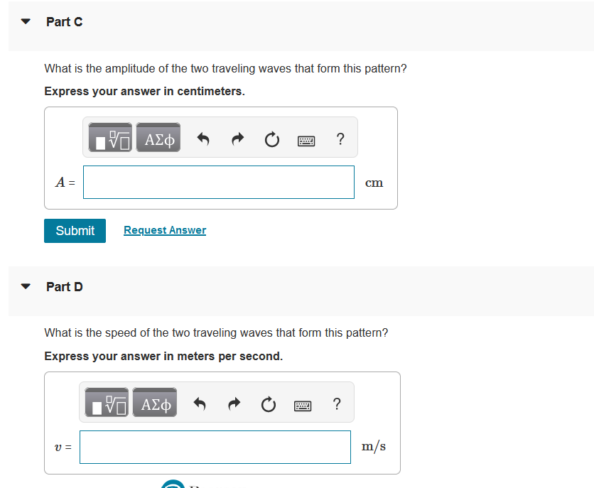 Solved Adjacent antinodes of a standing wave on a string are | Chegg.com
