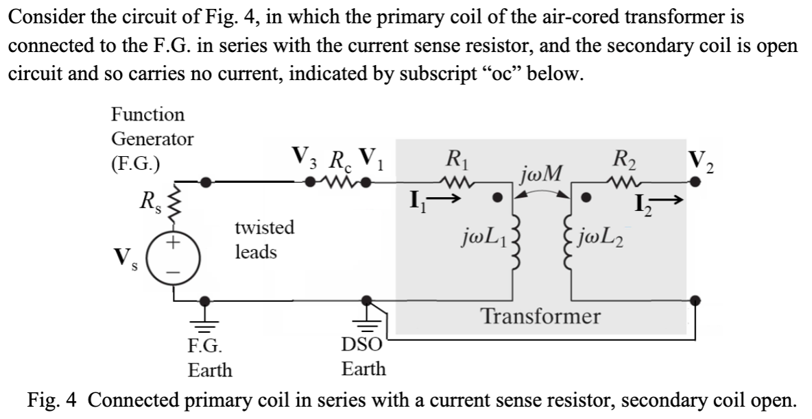 Solved Consider the circuit of Fig. 4, in which the primary | Chegg.com