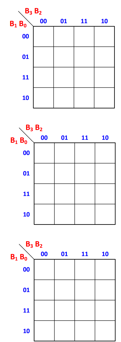 Solved Use the following Karnaugh Maps to determine the | Chegg.com