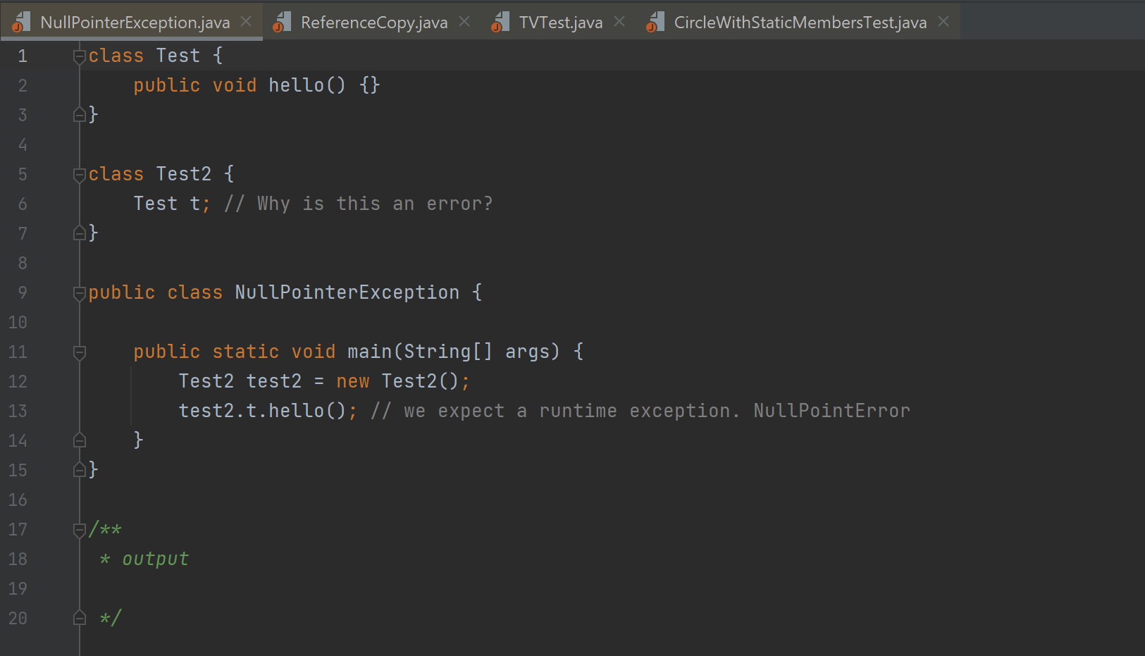 Solved Hey my teacher gave me these unfinished java codes, | Chegg.com