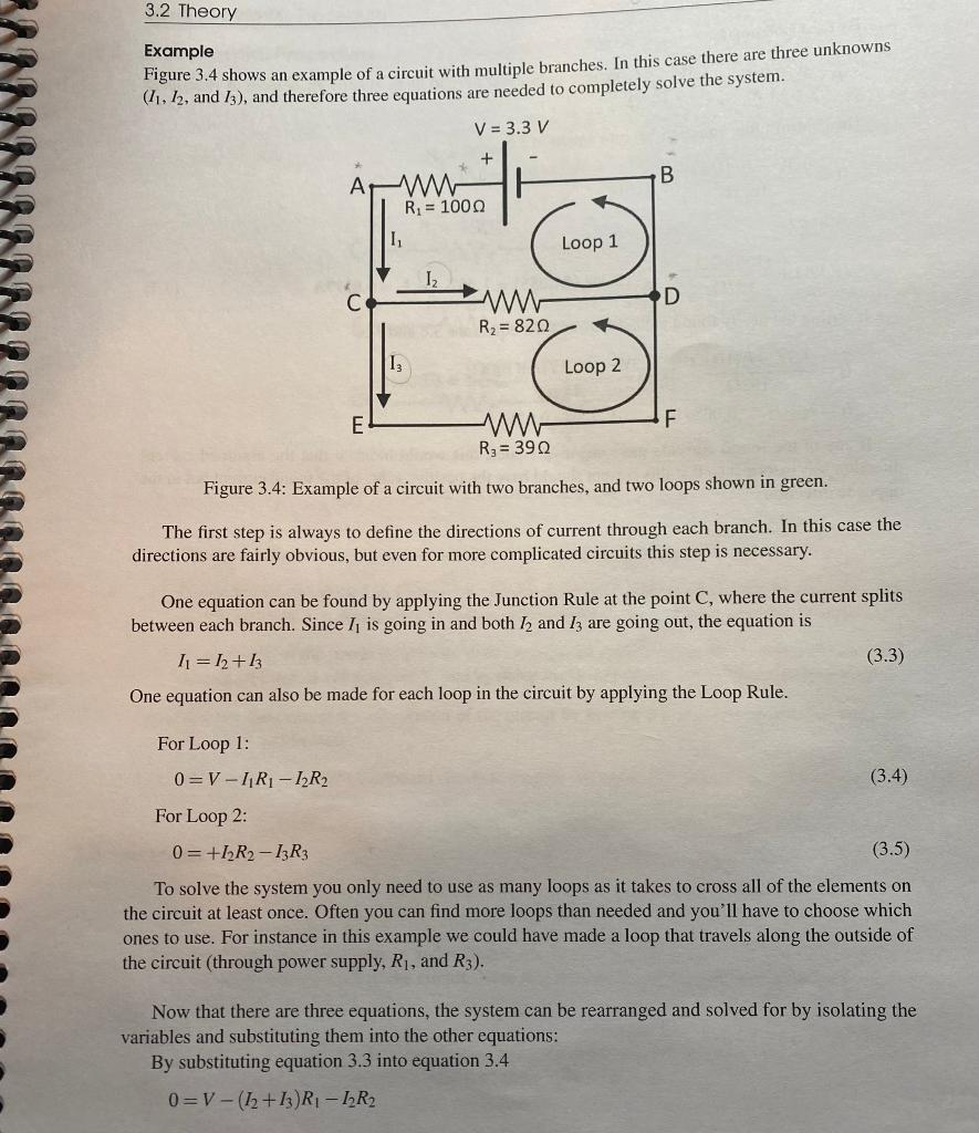 Solved 3.2 Theory Example Figure 3.4 shows an example of a | Chegg.com