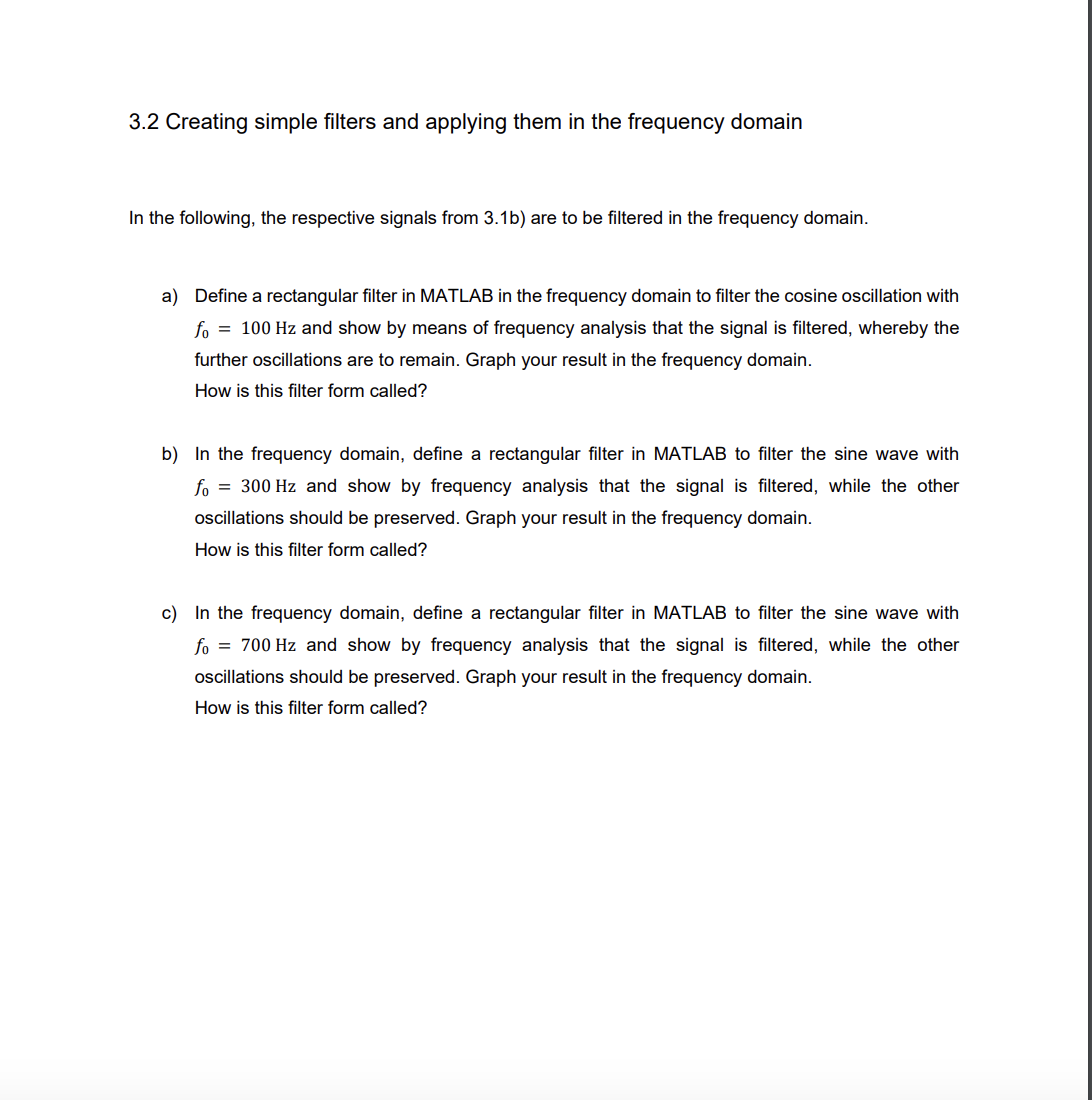 3.2 Creating simple filters and applying them in the | Chegg.com
