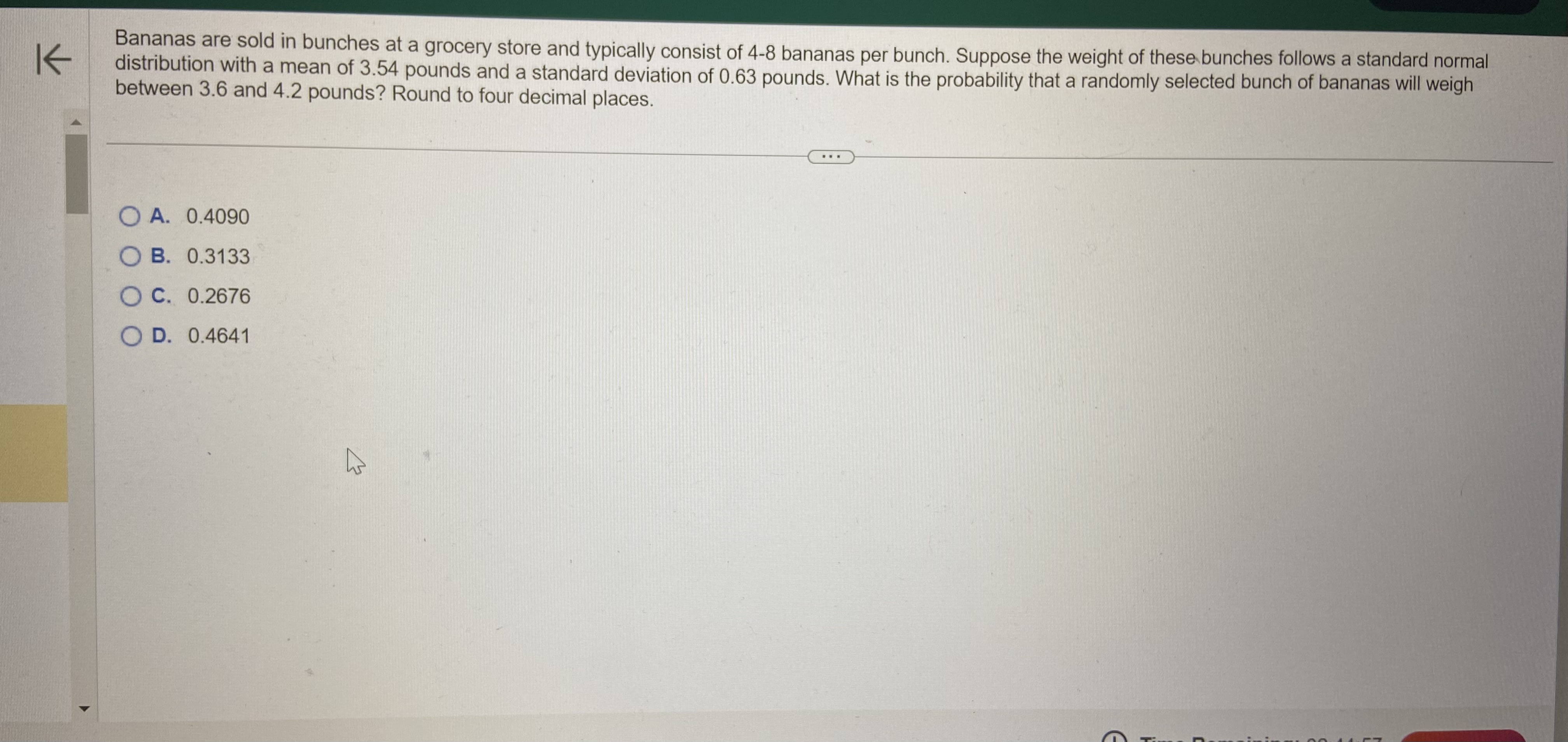Solved Bananas are sold in bunches at a grocery store and | Chegg.com