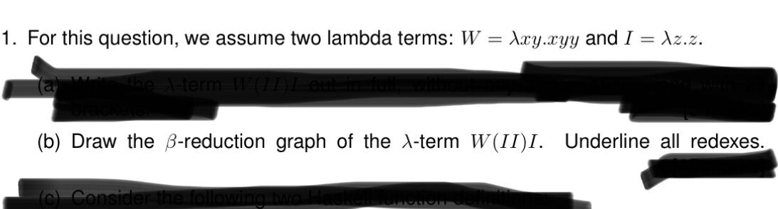 Solved For this question, we assume two lambda terms: | Chegg.com