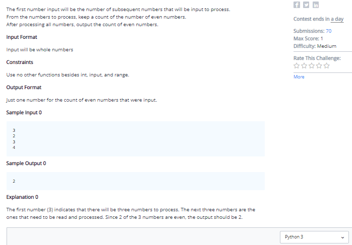 Solved The first number input will be the number of | Chegg.com