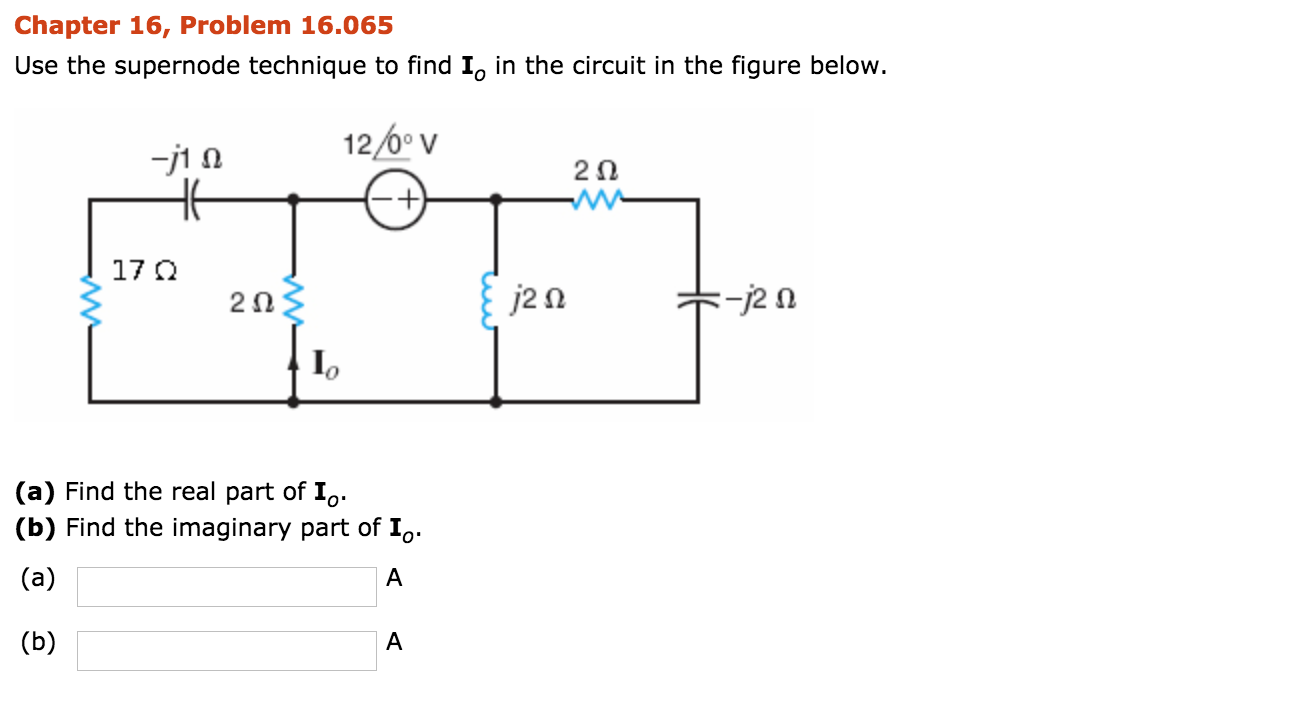 Solved Use the supernode technique to find I, in the circuit | Chegg.com