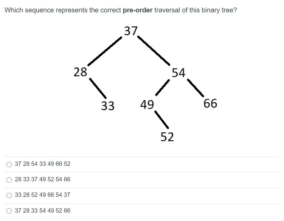 Solved True or False: The following is a valid Binary Search | Chegg.com