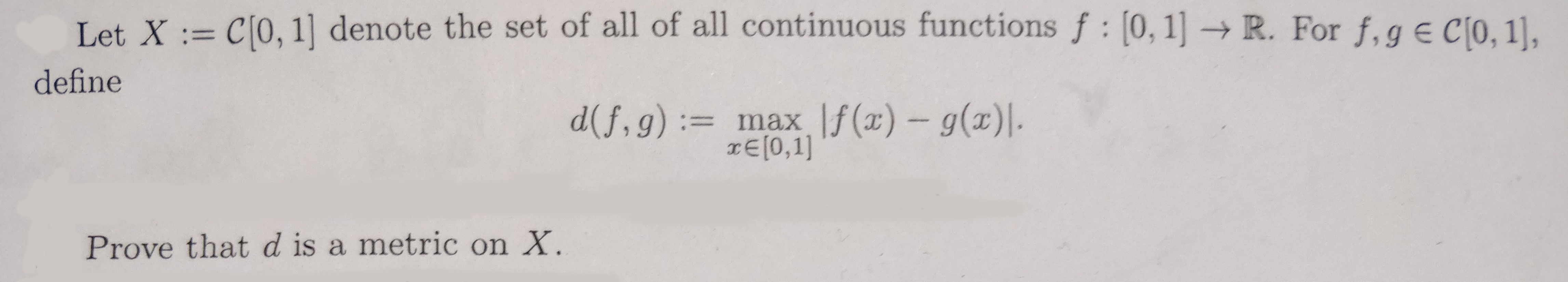 Solved Let X C 01 Denote The Set Of All Of All 