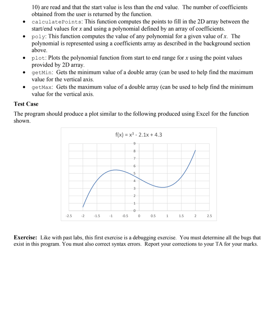 2KG Lab 7 Root Finding Numerical Methods Programming | Chegg.com