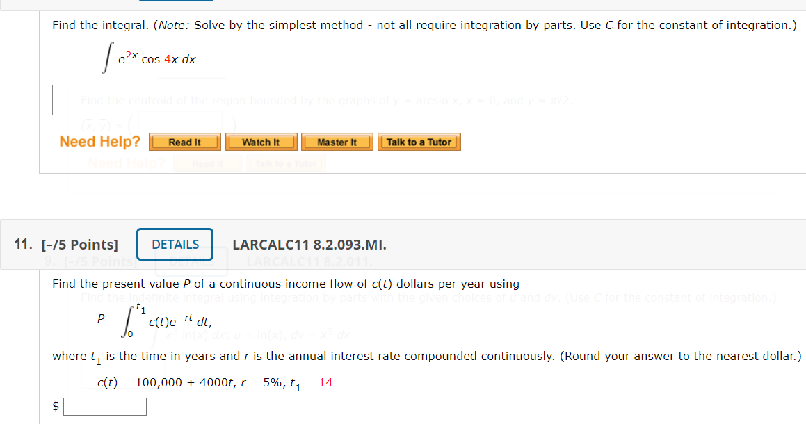 Solved Find the integral. (Note: Solve by the simplest | Chegg.com