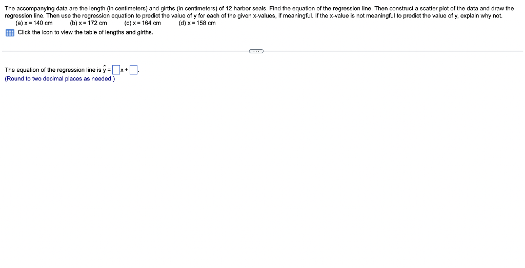 Solved The accompanying data are the length (in centimeters) | Chegg.com