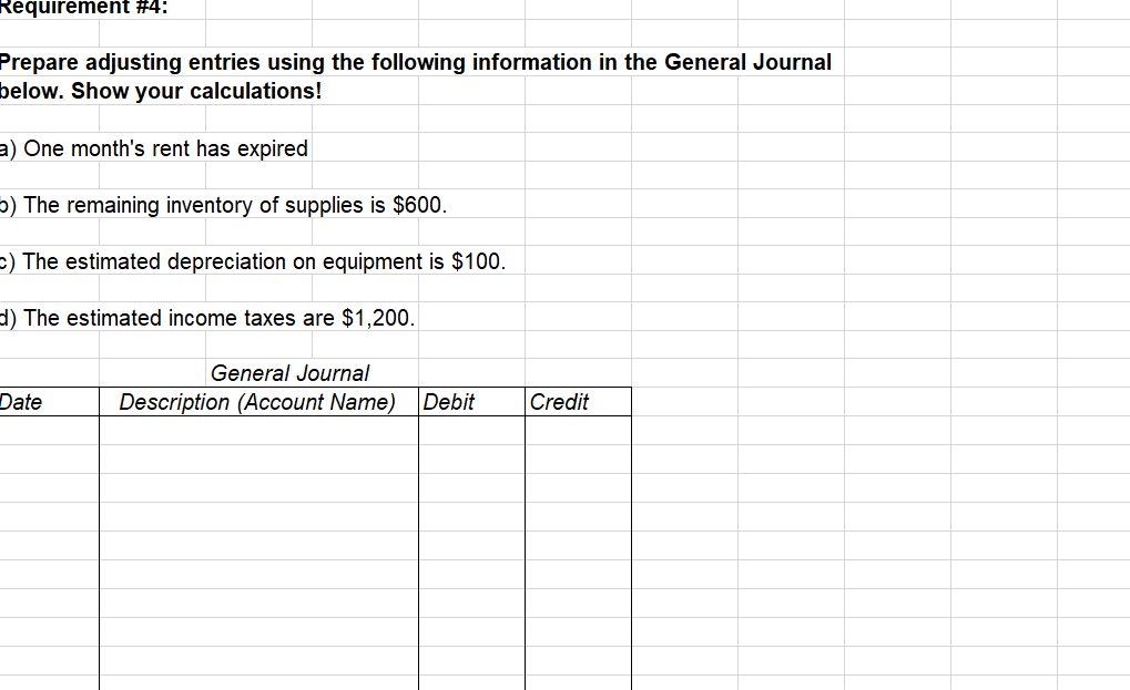 Prepare adjusting entries using the following | Chegg.com