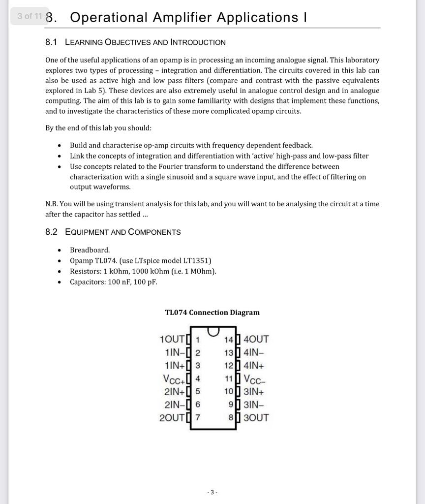 Solved 8.1 LEARNING OBJECTIVES AND INTRODUCTION One of the | Chegg.com