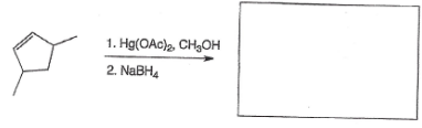 Solved 1. Hg(OA), CH OH 2. NaBH4 | Chegg.com