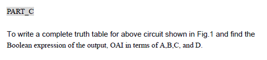 Solved Fig.1 To write a complete truth table for above | Chegg.com
