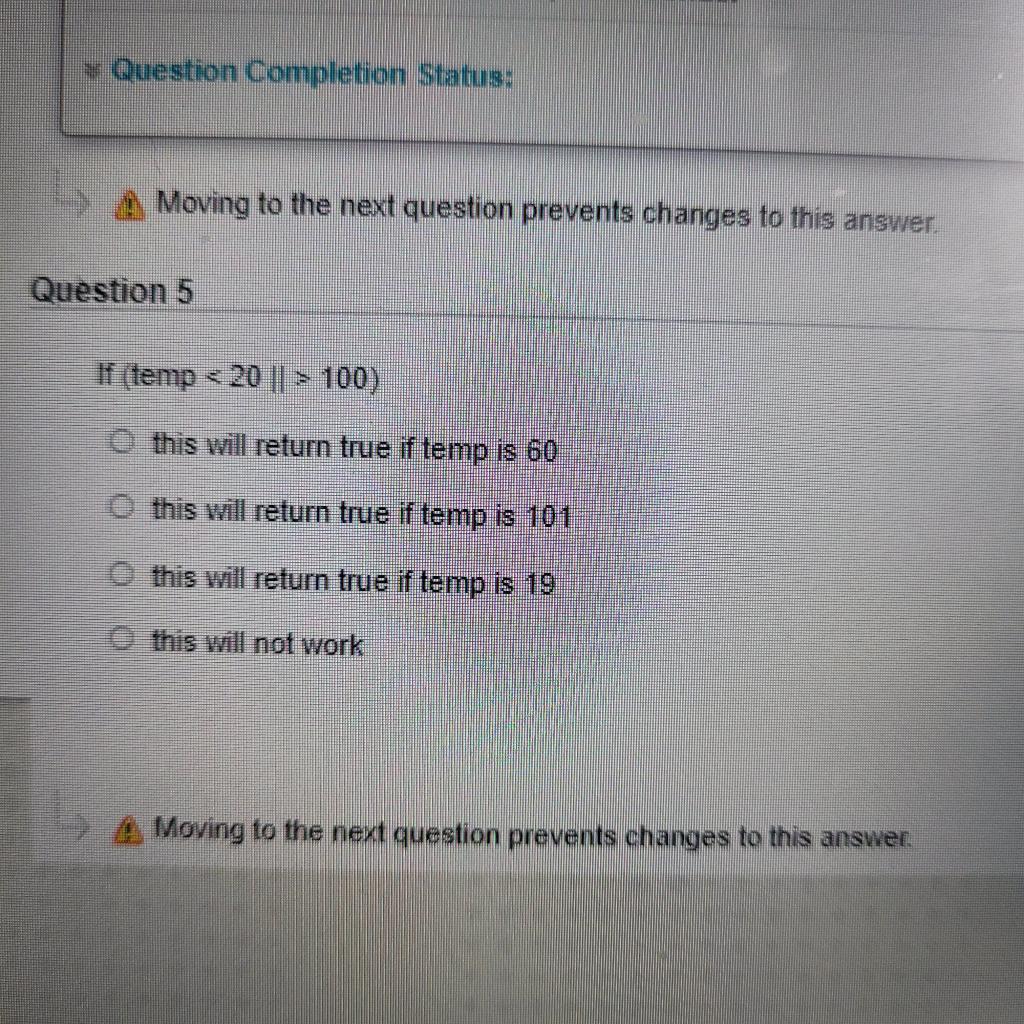 Solved » Question Completion Status: 1.) Moving to the next | Chegg.com
