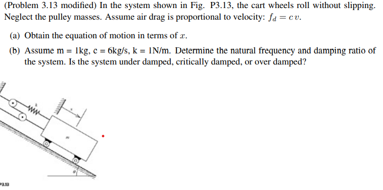 Solved (Problem 3.13 modified) In the system shown in Fig. | Chegg.com