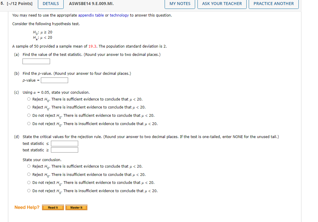 Solved All the parts please. If you could show how to do | Chegg.com