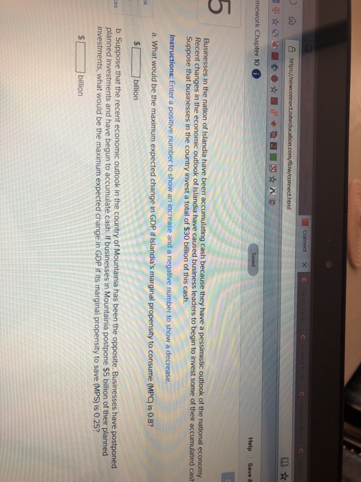 Solved https connect.html mework Chapter 10 Help Save & 5 | Chegg.com Solved https connect.html mework Chapter 10 Help Save & 5 | Chegg.com
