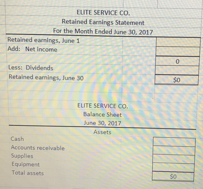 Solved 1 P1-3A Prepare an income statement, retained | Chegg.com