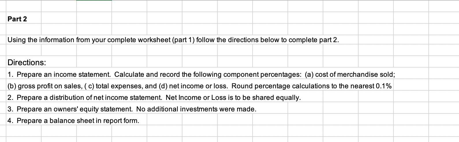 Solved Part 1 is already done. you just have to do part 2 | Chegg.com