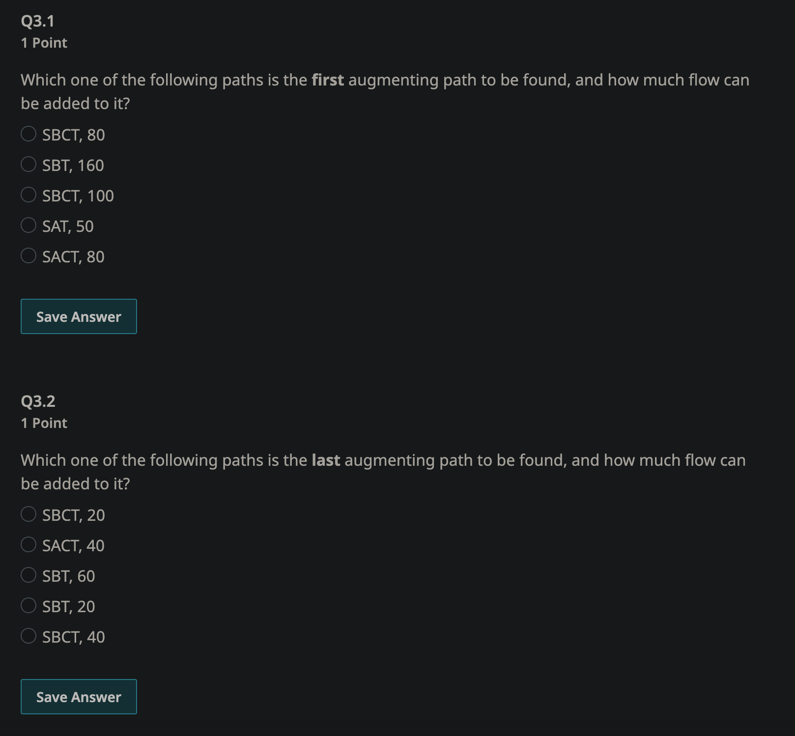 Solved Using the maximum-capacity path implementation of the | Chegg.com