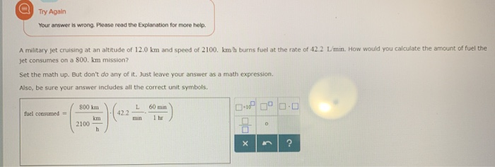 Solved i have been trying to set up this expression but it’s | Chegg.com
