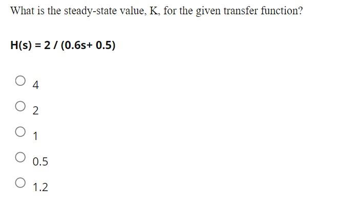 Solved What is the steady-state value, K, for the given | Chegg.com
