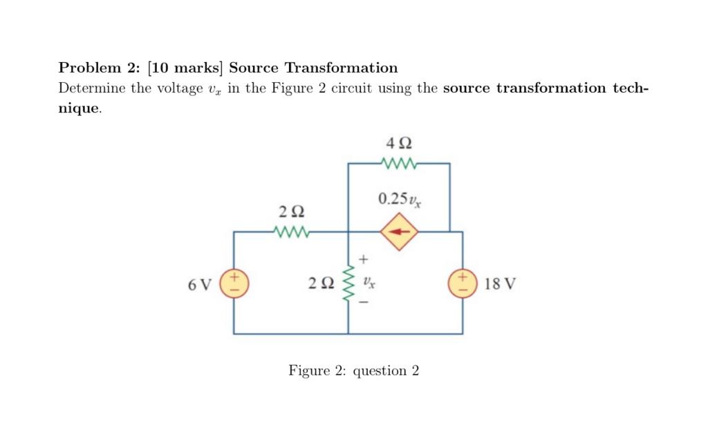 Solved Problem 3: [10 marks] Thevenin theorem Solve for Io | Chegg.com