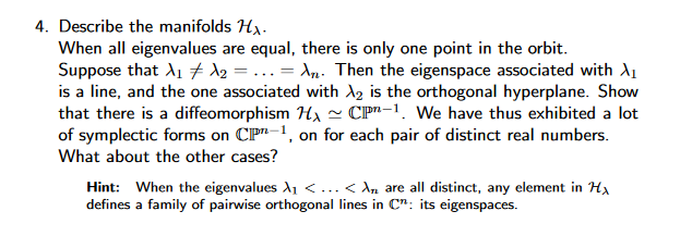 Let be the set of all complex hermitian matrices | Chegg.com