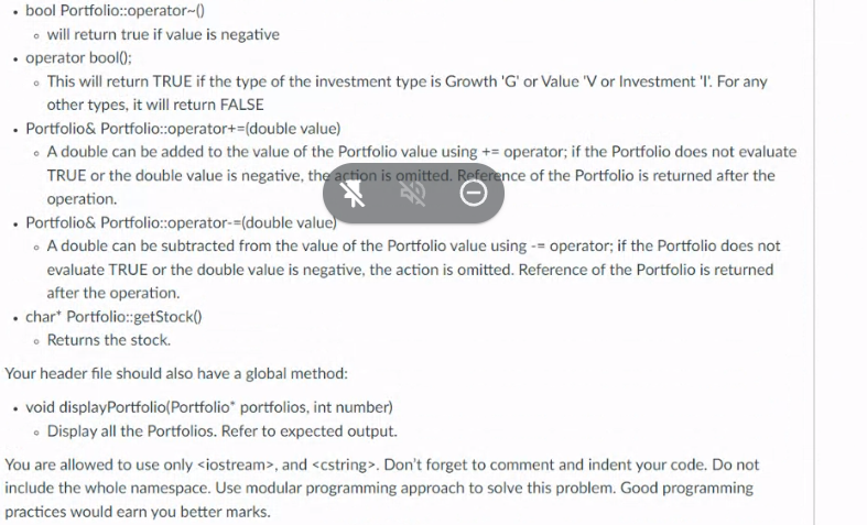 Solved Write a C++ program that mimics a Stock Portfolio. An | Chegg.com