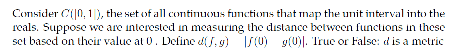 Solved Consider C([0,1]), ﻿the set of all continuous | Chegg.com