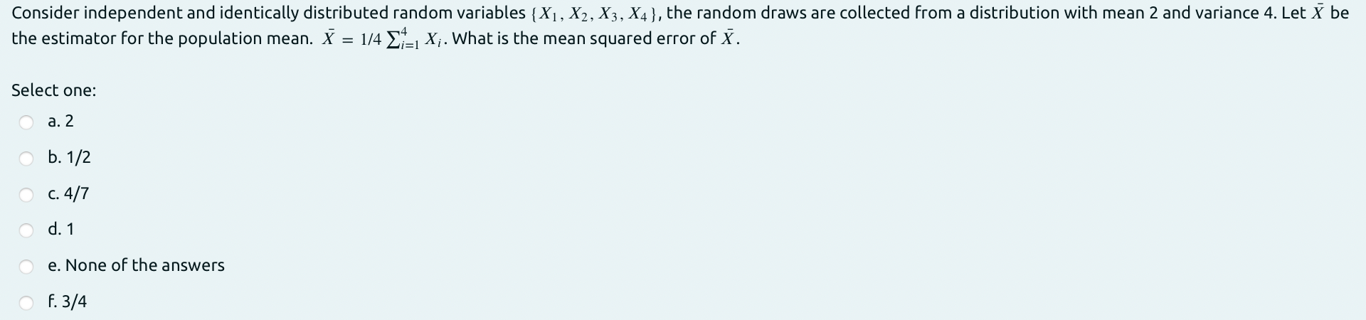 Solved Consider independent and identically distributed | Chegg.com