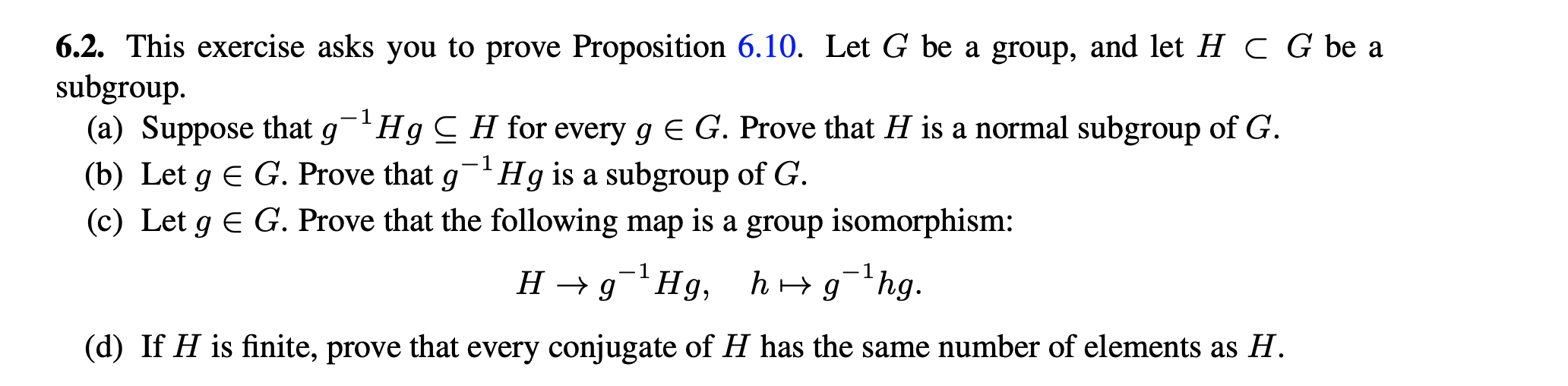 Solved 6.2. This exercise asks you to prove Proposition | Chegg.com