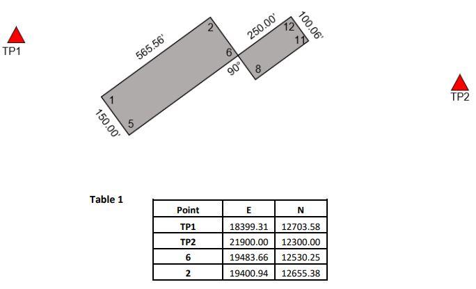 Solved Surveying for Engineers: -Create a Radial Layout | Chegg.com