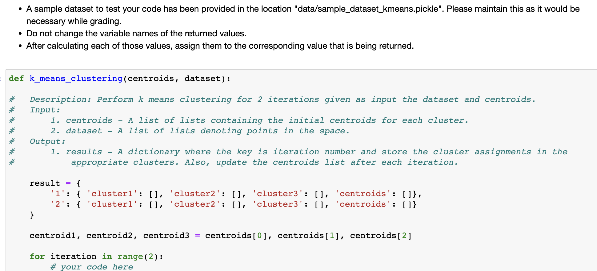 Solved The rules to be followed for the assignment are: - Do | Chegg.com
