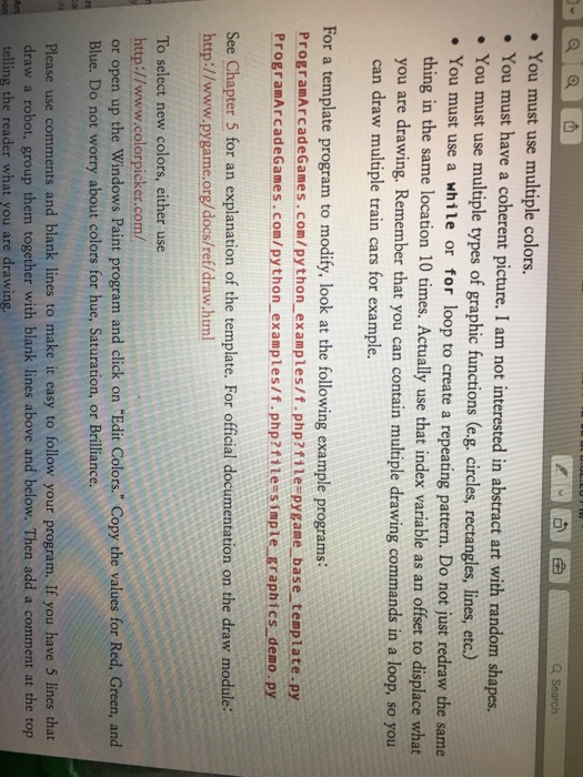 Solved か1曲 You must use multiple colors. You must have a | Chegg.com