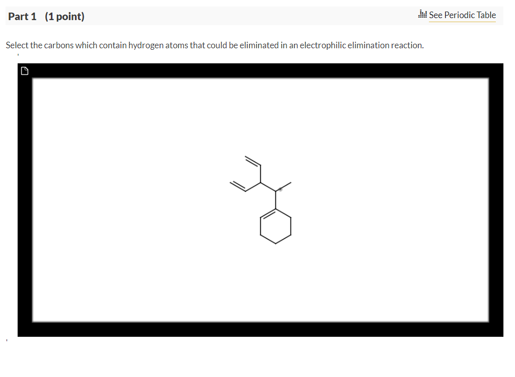 Solved Select the carbons which contain hydrogen atoms that | Chegg.com