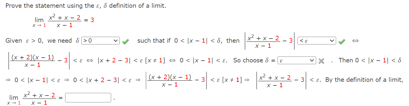 Solved Prove the statement using the 𝜀, 𝛿 definition of a | Chegg.com