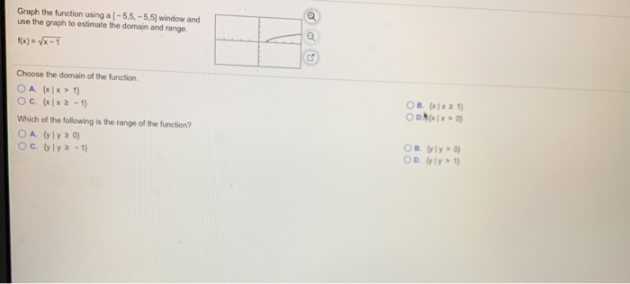 Solved Graph the function using a[-5,5,-5,5] window and use | Chegg.com