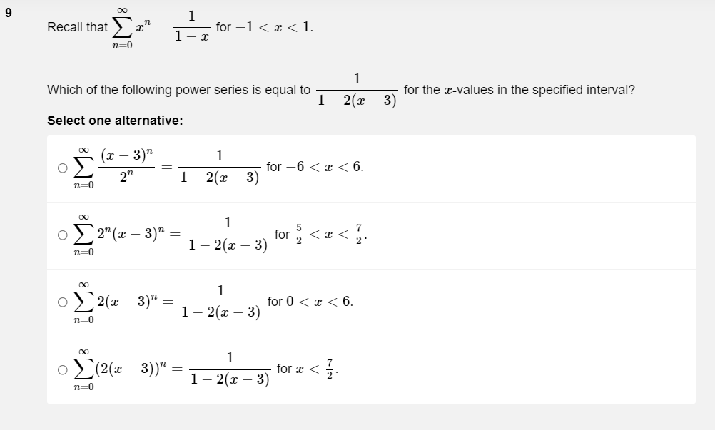 Solved 6 on – cos(n) 2n Consider the two methods for | Chegg.com