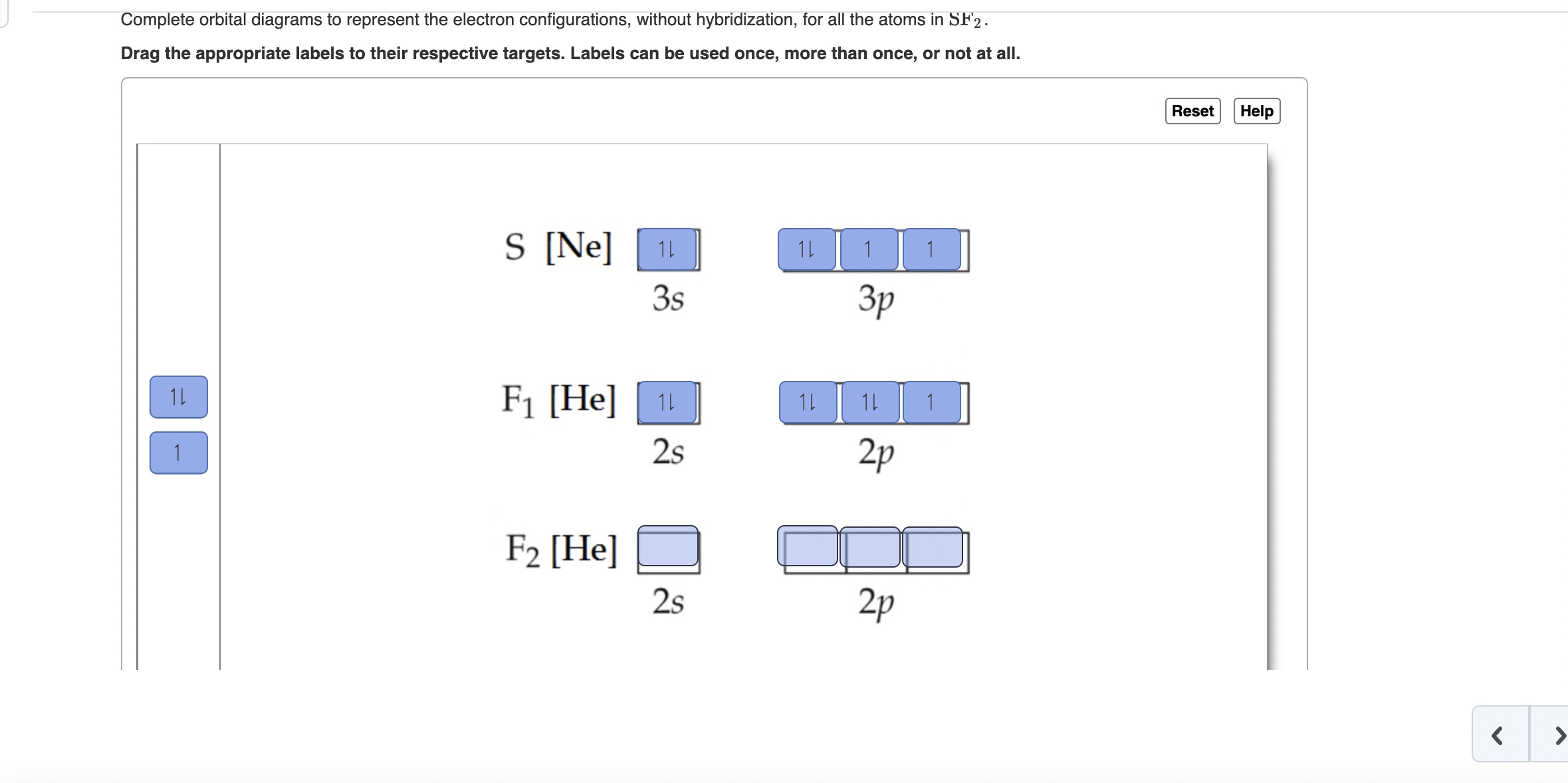 Solved Complete orbital diagrams to represent the electron | Chegg.com