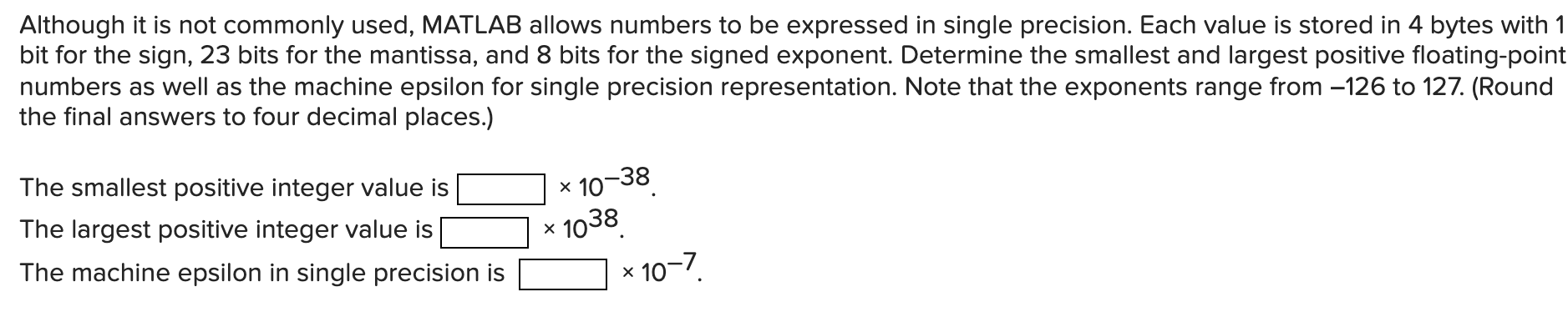 Solved Although it is not commonly used, MATLAB allows | Chegg.com
