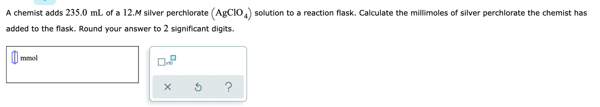 Solved A chemist must dilute 25.8 mL of 5.49 M aqueous | Chegg.com