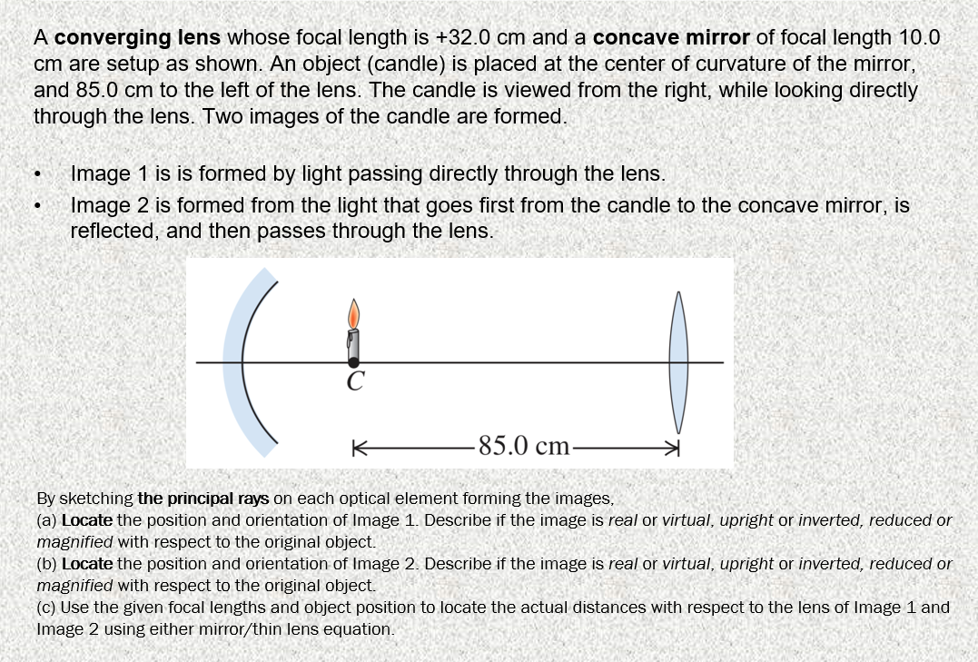 Solved 1. How are the image distance and object distance | Chegg.com